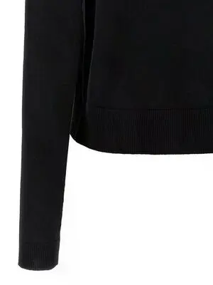 Moschino Teddy Bear Intarsia Crew Neck Sweater