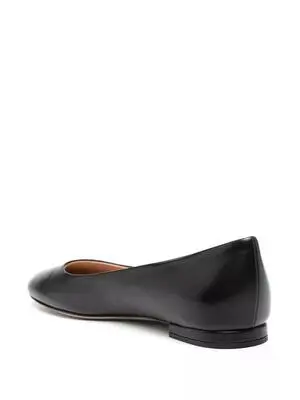 GIANVITO ROSSI Leather Ballerina Shoes