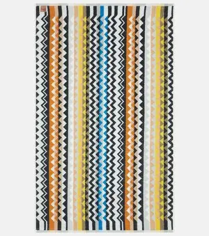 Missoni Best Zigzag Set Of 2 Cotton Terry Towels - Multicoloured
