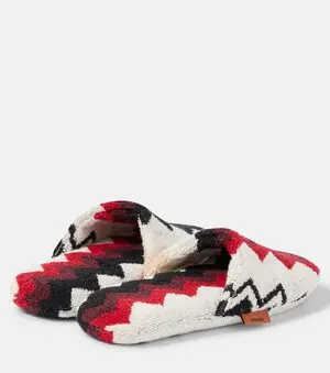 Missoni Zigzag Cotton Terry Slippers - Multicoloured