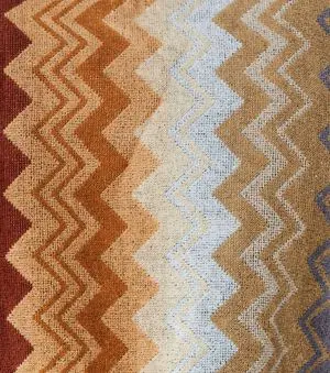 Missoni Giacomo Zigzag Cotton Terry Bathrobe - Multicoloured