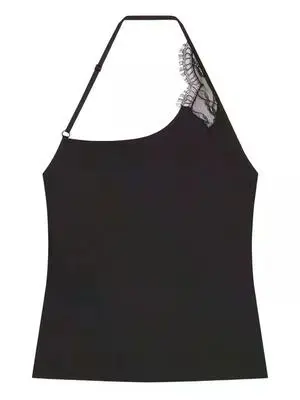 COURREGES Lace-trimmed Camisole Top - Black