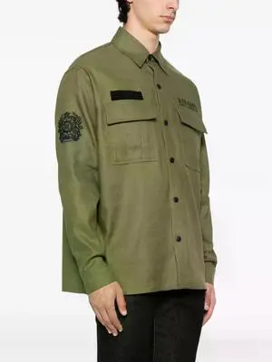 Balmain Embroidered-patch Pocket Shirt