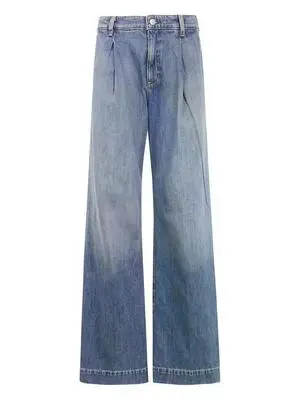 Ralph Lauren Pleated Wide-leg Jeans
