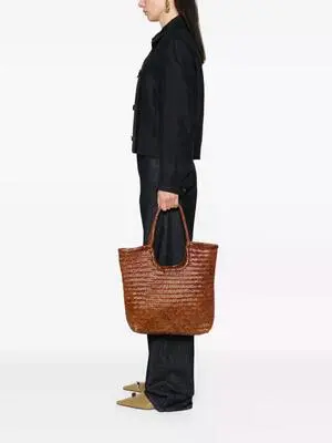 Dragon Diffusion Diagonal Triple Jump Tote Bag - Brown