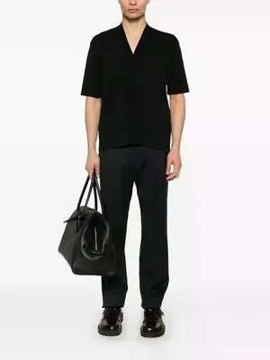 PAOLO PECORA Cotton Short-sleeve Cardigan