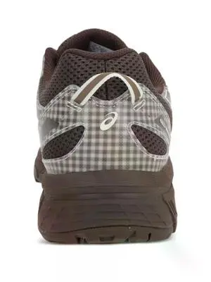 Asics X Story Mfg Gel-venture Checked Sneakers - Brown