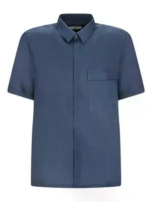 PT TORINO Patch-pocket Short-sleeve Shirt - Blue