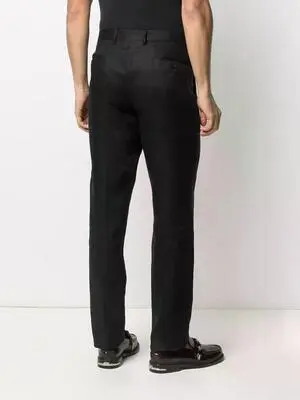 BILLIONAIRE Embroidered Crest Tailored Trousers