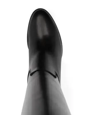 VIA ROMA 15 Leather Knee-length Boots