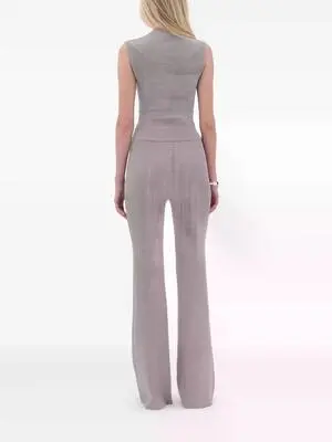 Remain Birger Christensen Ribbed Knit Trousers - Grey