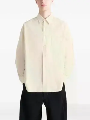 LEMAIRE Long-sleeve Pocket Shirt - Neutrals
