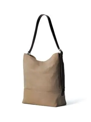 LEMAIRE Belted Canvas Tote Bag - Neutrals