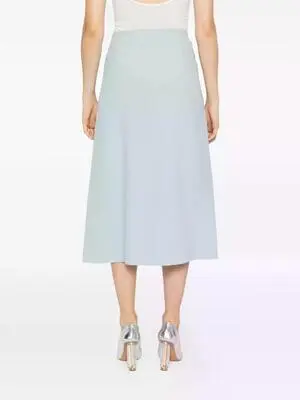 Ermanno Scervino Pleat-detailed Midi Skirt