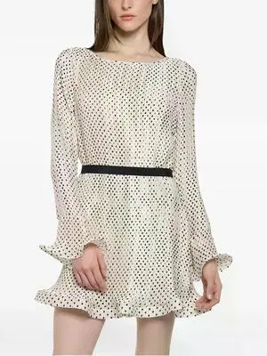 SIMONA CORSELLINI Polka-dot Mini Dress