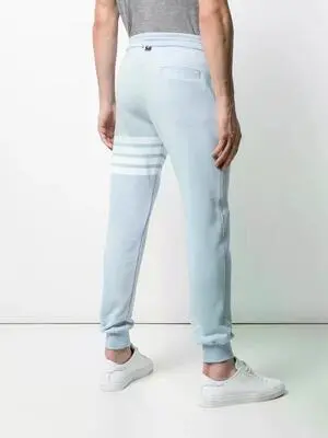 Thom Browne Four-bar Detailed Track Pants - Blue