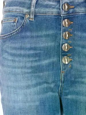 DONDUP Button-fly Patch-pocket Jeans - Blue