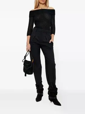 Isabel Marant Étoile Virgin Wool-blend Straight-leg Trousers