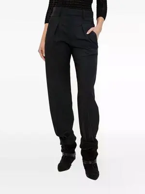 Isabel Marant Étoile Virgin Wool-blend Straight-leg Trousers