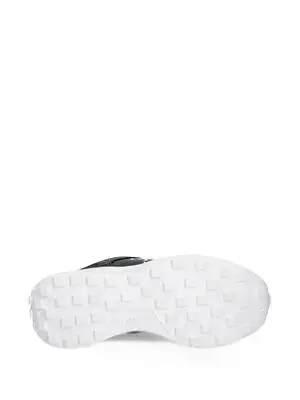 Guess Logo Plaque Leather Sneakers