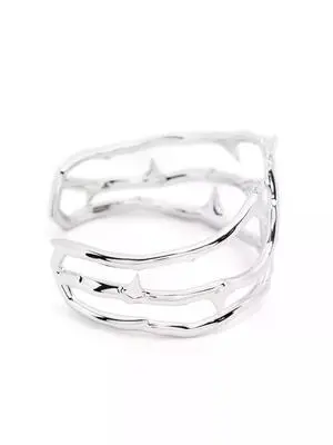SHAUN LEANE Rose Thorn Small Cuff - Silver