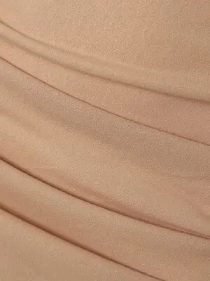 SIR. Ruby Open-back Gathered Crepe Midi Dress