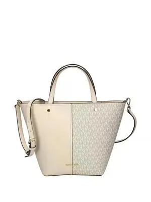 Michael Kors Monogram Panel Tote Bag