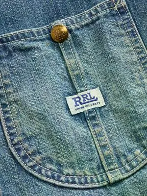 Ralph Lauren Denim Trucker Jacket With Contrast Collar