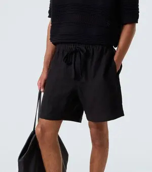 Commas Name Linen Shorts