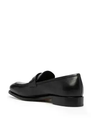 FERRAGAMO Tramezza Leather Penny Loafers