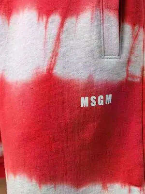 MSGM Tie & Dye Track Shorts