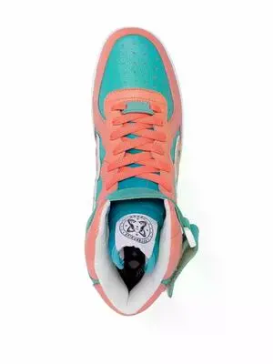 ENTERPRISE JAPAN Panelled High-top Sneakers