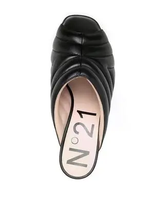 N°21 Quilted Leather Mules