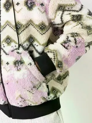 MSGM Geometric Print Hooded Jacket