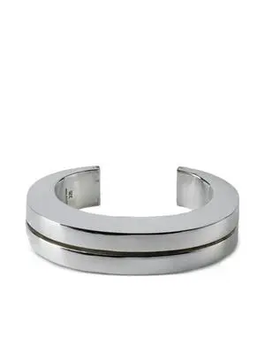 PARTS OF FOUR Tone Crescent Cuff Bracelet - Silver