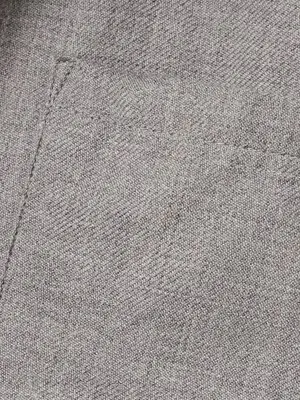 THE ELDER STATESMAN Oversized Wool And Cashmere-blend Shirt - Silver
