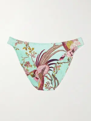 SKIMS Roberto Cavalli Signature Swim Mid-coverage Briefs - Multi