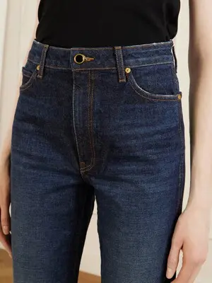 Khaite Danielle High-rise Straight-leg Jeans