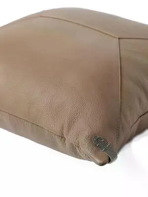 Brunello Cucinelli Leather Cushion - Brown