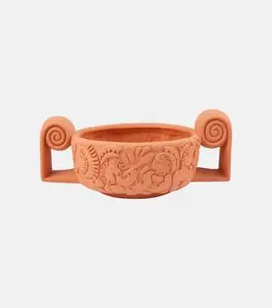 SELETTI Magna Graecia Terracotta Centerpiece Antonio Arico - Orange