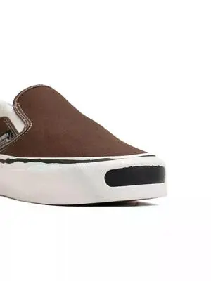 KAMIYA Cornell Slip-on Canvas Sneakers - Brown