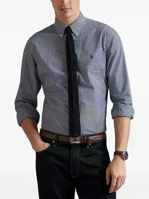 Polo Ralph Lauren Gingham Long-sleeved Shirt - Blue