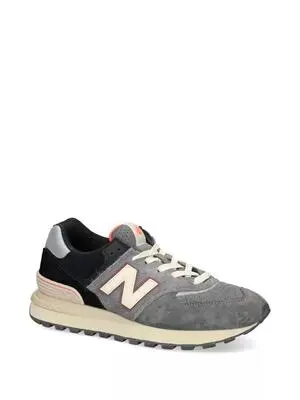 NEW BALANCE 574 Panelled Lace-up Sneakers - Grey
