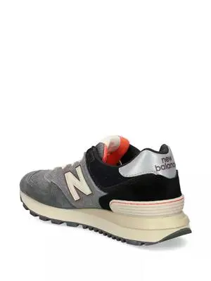 NEW BALANCE 574 Panelled Lace-up Sneakers - Grey