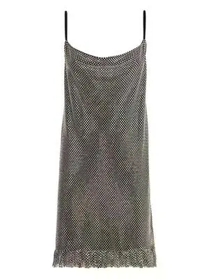 Philosophy Di Lorenzo Serafini Rhinestone Embellished Mini Dress - Silver