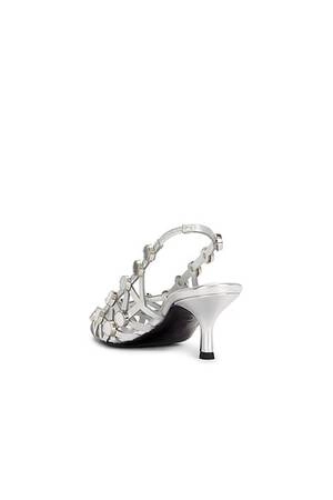 Attico Grid Slingback Pump