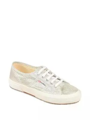 Superga Silver Tone Sneakers For Women