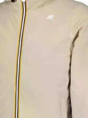 K-WAY Reversible Hooded Zip Jacket - Neutrals