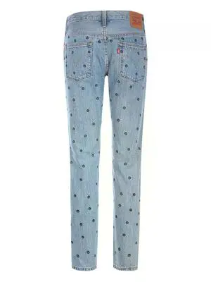 LEVI'S X 10 Corso Como Embroidered Cotton Jeans