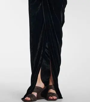 Rick Owens Ruched Gown